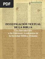El Texto Masorético Del Antiguo Testamento | PDF | Septuaginta | Biblia