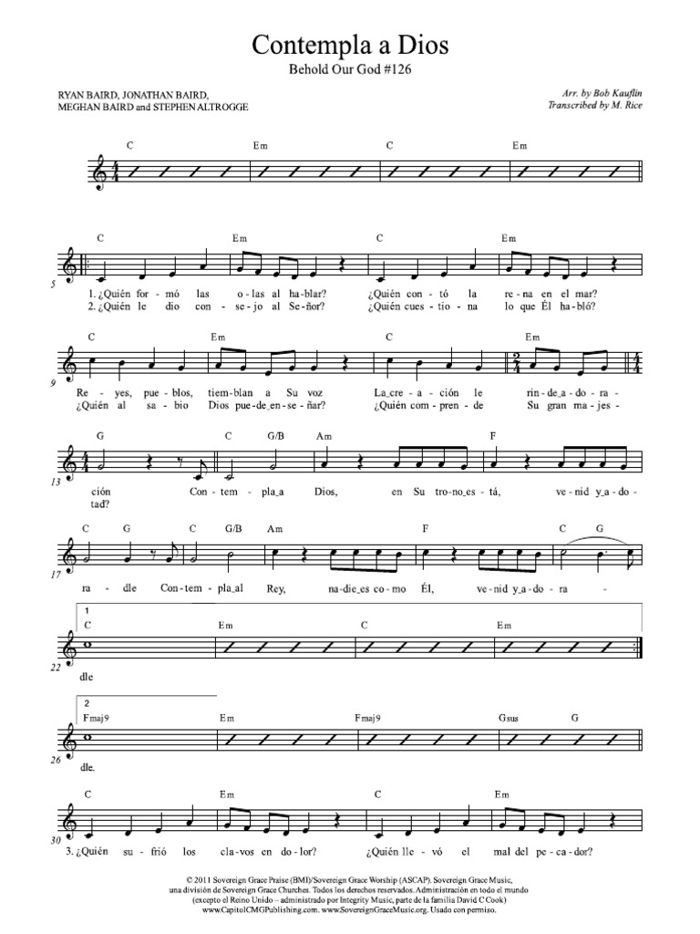 Contempla A Dios | PDF