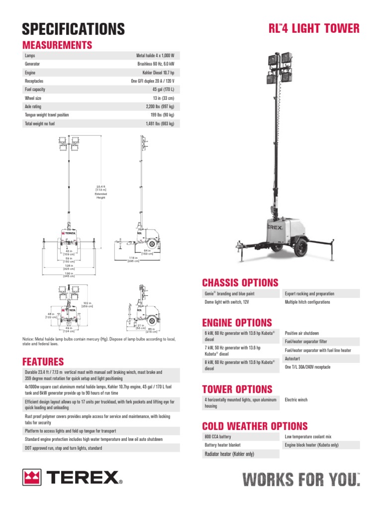 Rl4 Product Specifications 2017 | PDF | Engines | Hvac