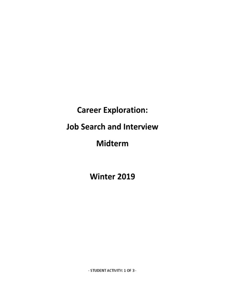 Career Prep for Students | PDF | Résumé | Question