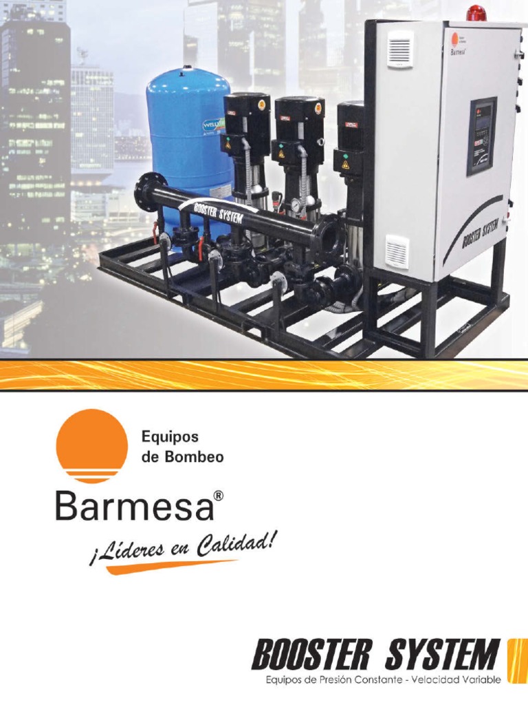 Booster Systems | PDF | Bomba | Ingeniería mecánica