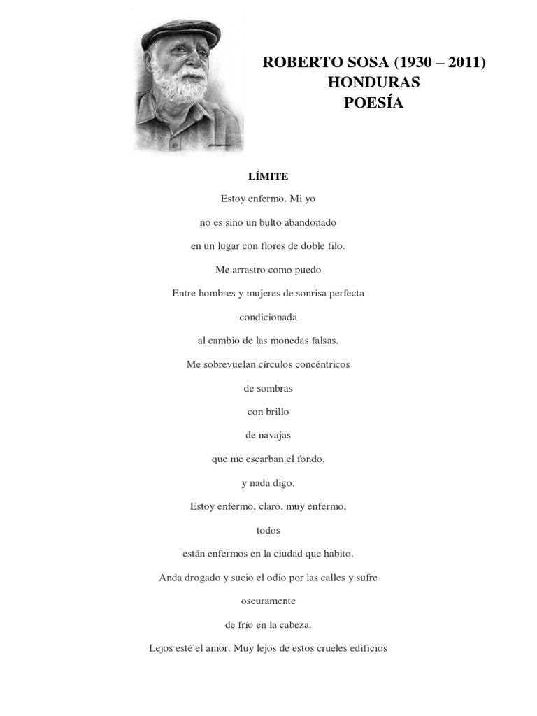 Roberto Sosa Poesía | PDF | Naturaleza