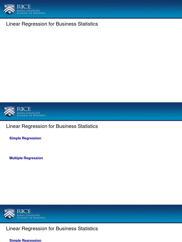 Module 1 Lesson 2 | PDF | Regression Analysis | Linear Regression