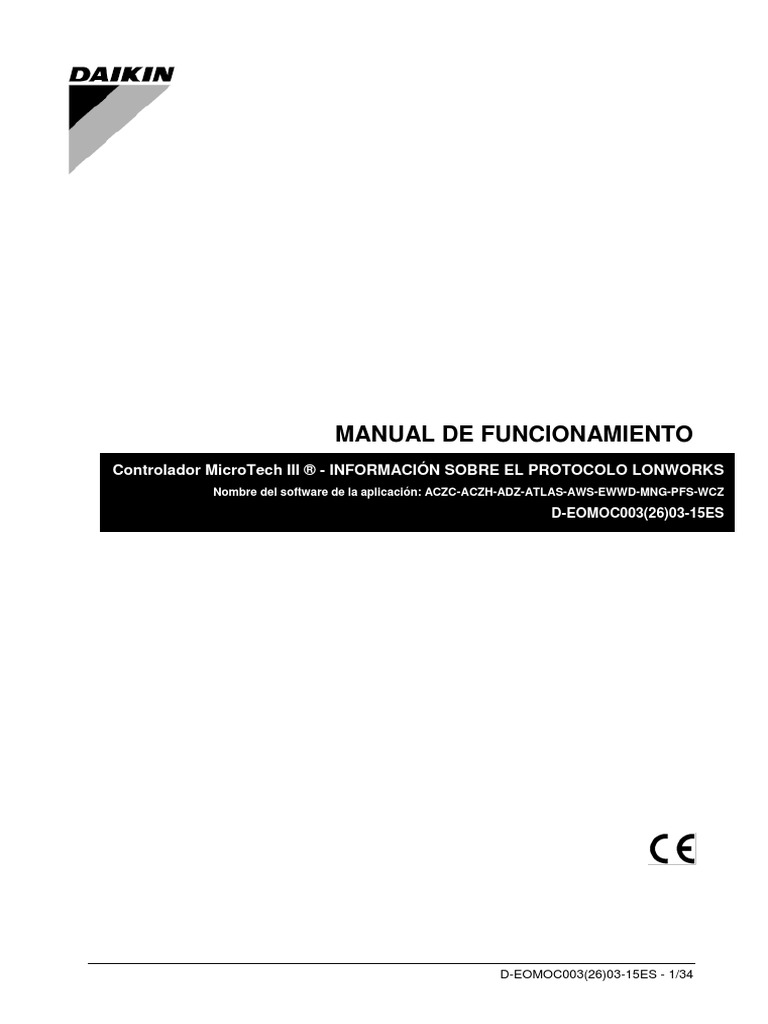 MicroTech III Controller D-EOMOC003 (26) 03-15ES Operation Manuals ...