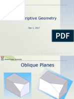 EGD Grade 10 DESCRIPTIVE GEOMETRY | PDF | Drawing | Line (Geometry)