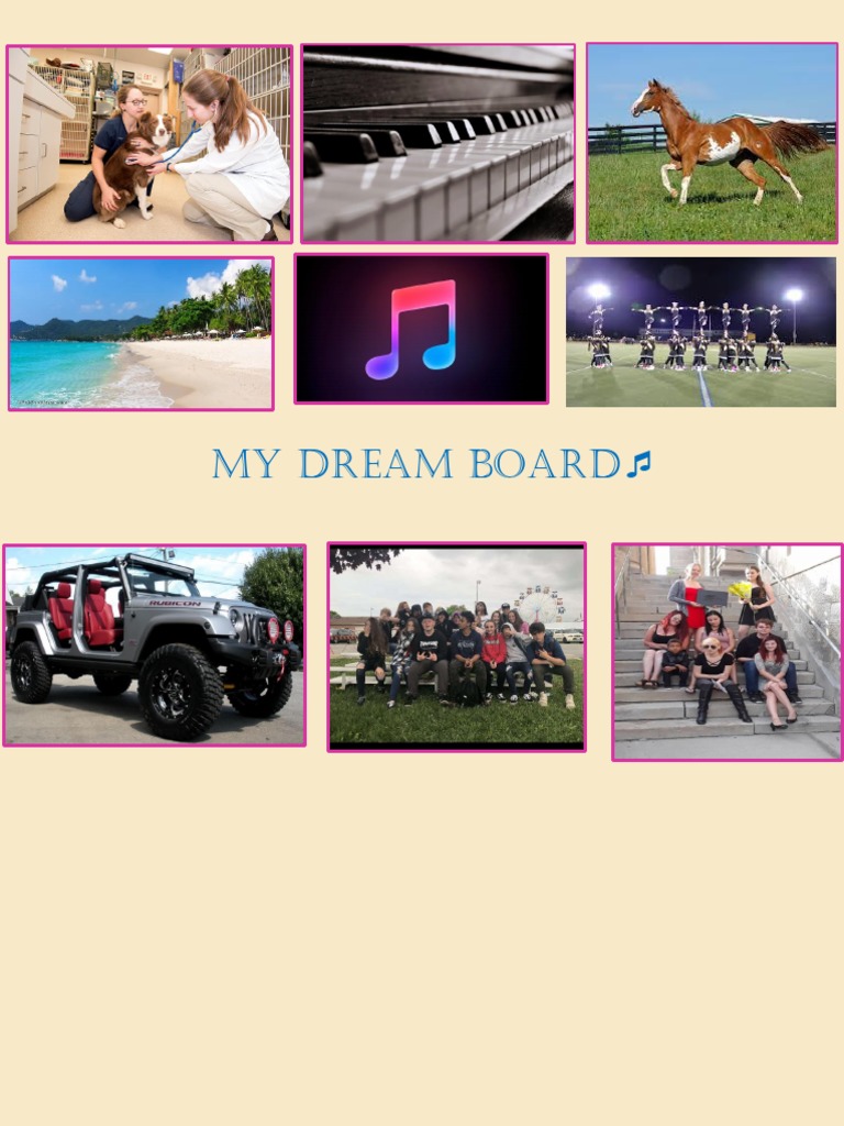 Vision Board for Personal Goals | PDF