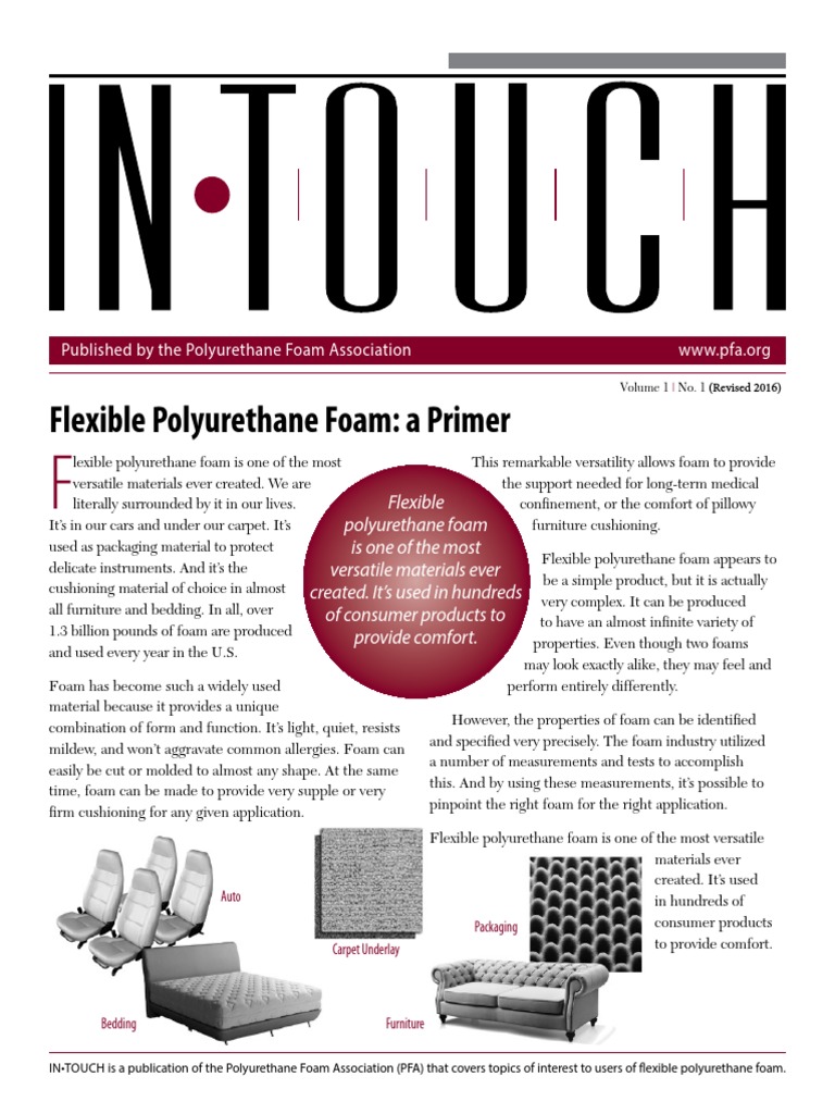 Flexible Polyurethane Foam A Primer | PDF | Foam | Density