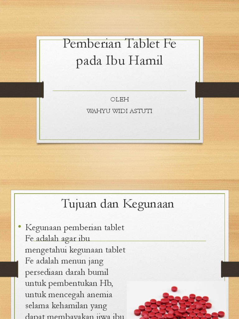 Tablet Fe | PDF | Kesehatan Holistik