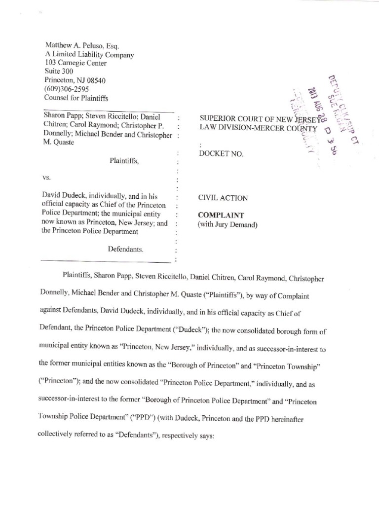 Sharon Papp 2013 Lawsuit | PDF