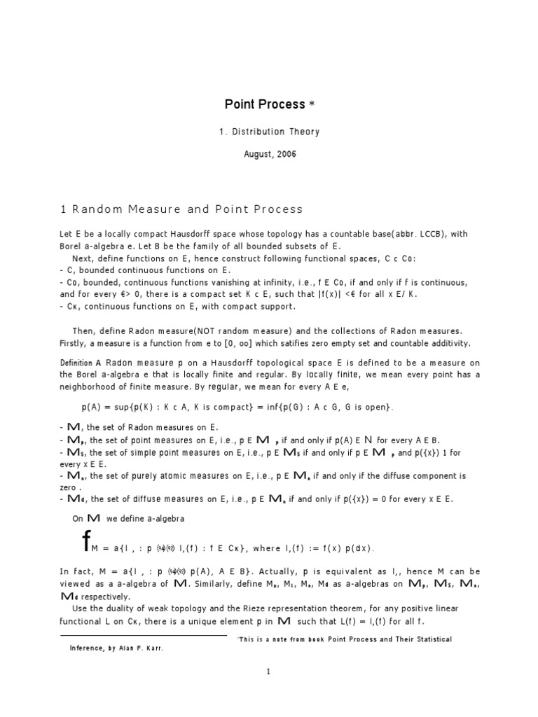 Point 1 | Download Free PDF | Measure (Mathematics) | Mathematical Objects