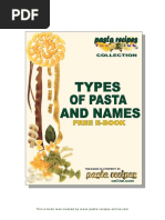 Fasta Pasta Cooking Chart | PDF | Pasta | Italian Cuisine