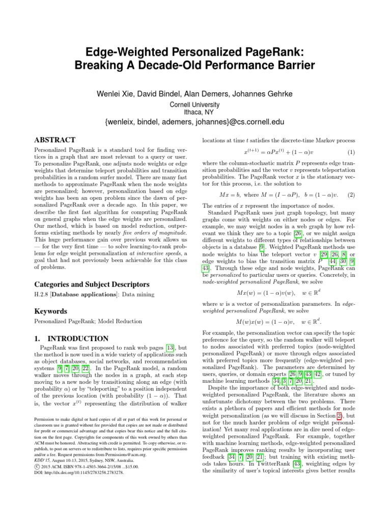 Edge-Weighted Personalized Pagerank: Breaking A Decade-Old Performance ...