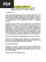 Script For The Fiesta | PDF | Art | Poetry