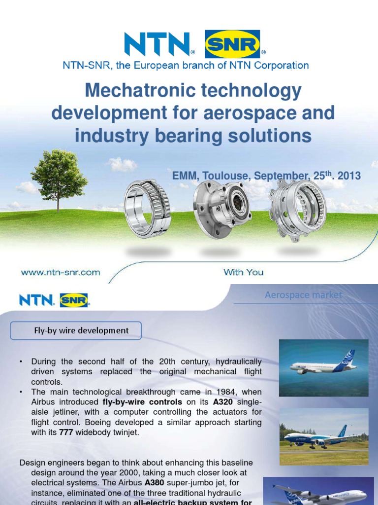 Mechatronic Technology Development For Aerospace and Industry Bearing ...