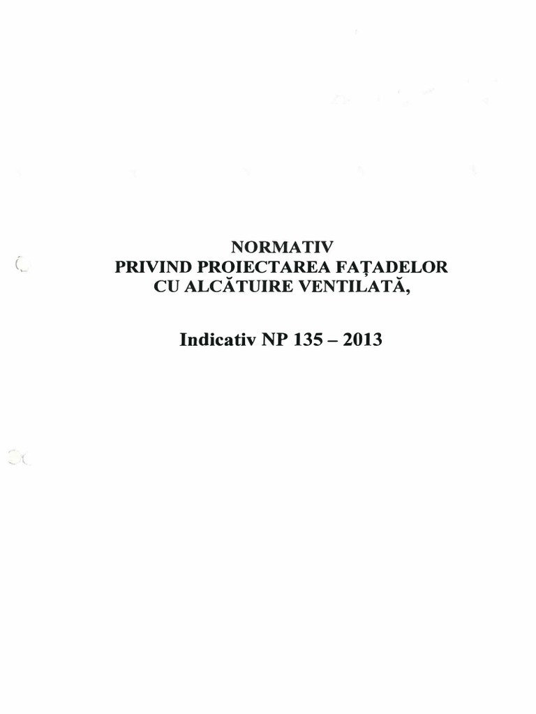 NP 135 2013 Fatade Ventilate PDF | PDF