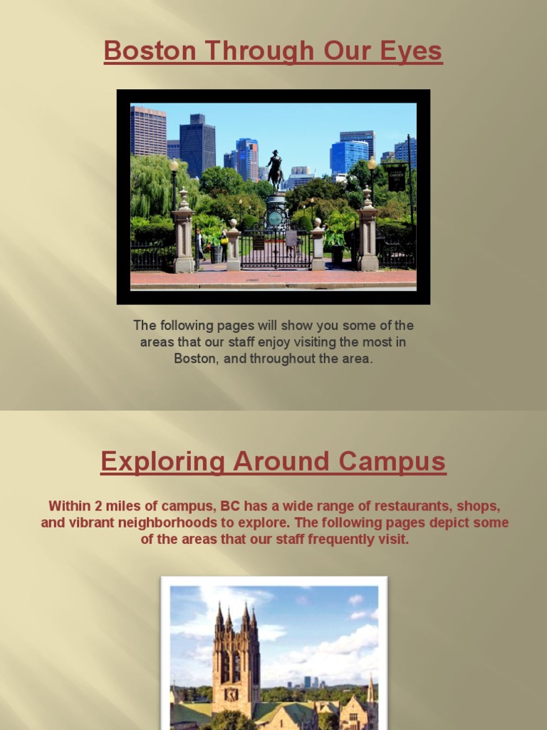 Exploring Boston | Download Free PDF | Boston | Massachusetts