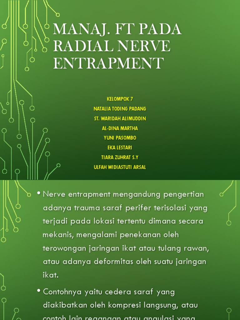 Radial Nerve Entrapment | PDF