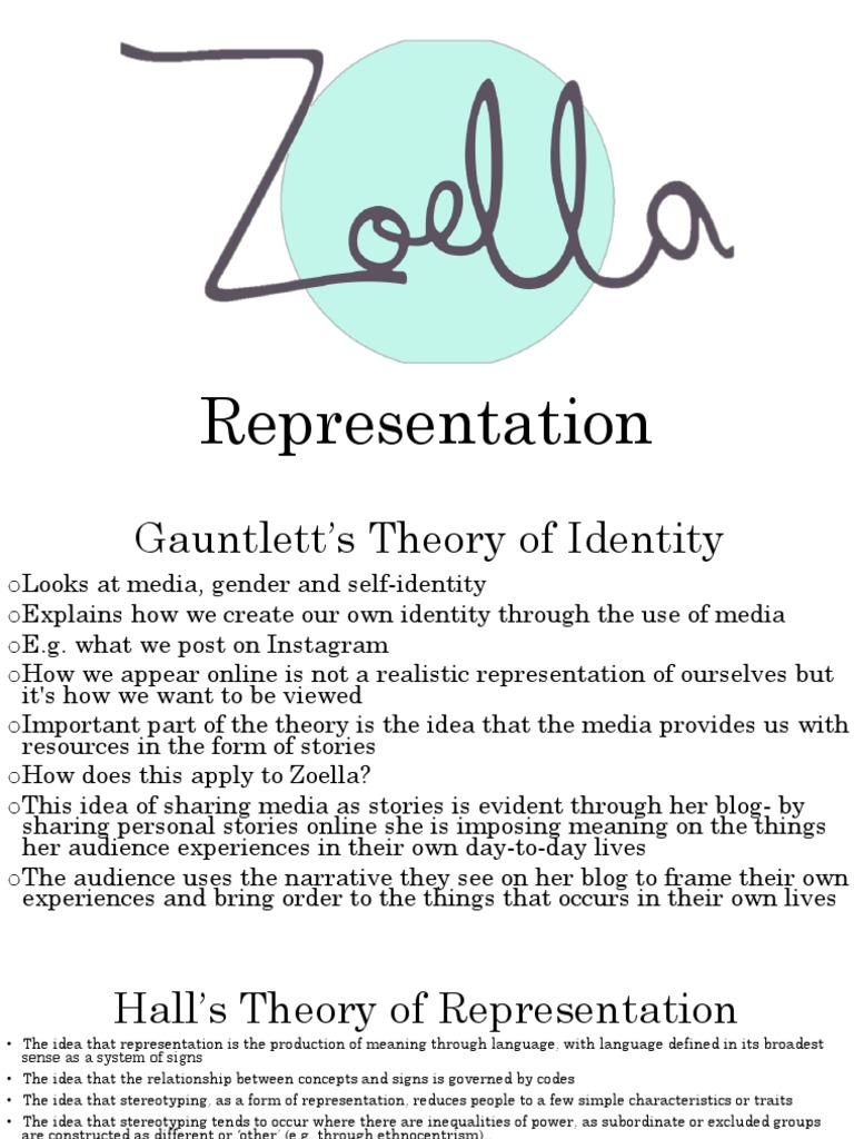 Zoella Representation | PDF | Postcolonialism | Philosophical Theories