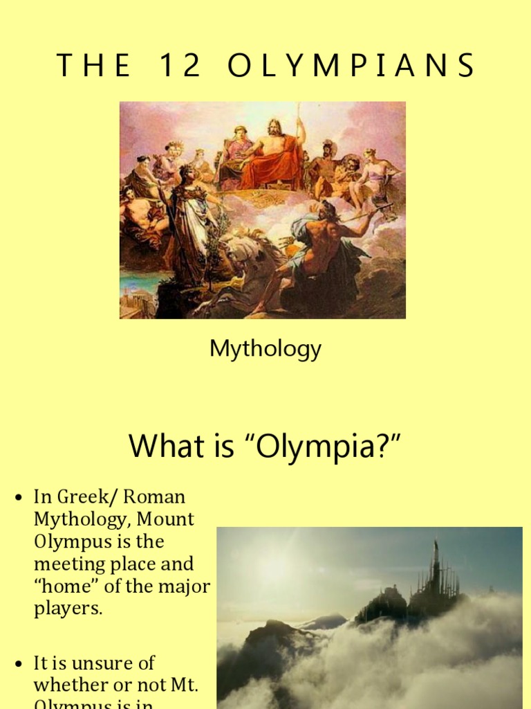 The 12 Olympians | Twelve Olympians | Mythological Greek Characters