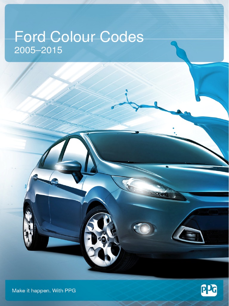 Ford Colour Specific Codes | Download Free PDF | Pearl | Ford Motor Company