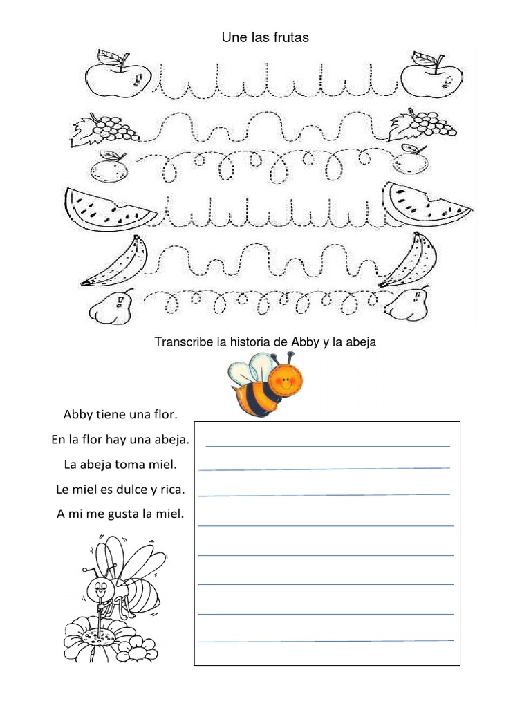 Actividad Grado Primero | PDF | Abejas | Miel