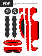 Papercraft Nissan Skyline GTR R34 | PDF