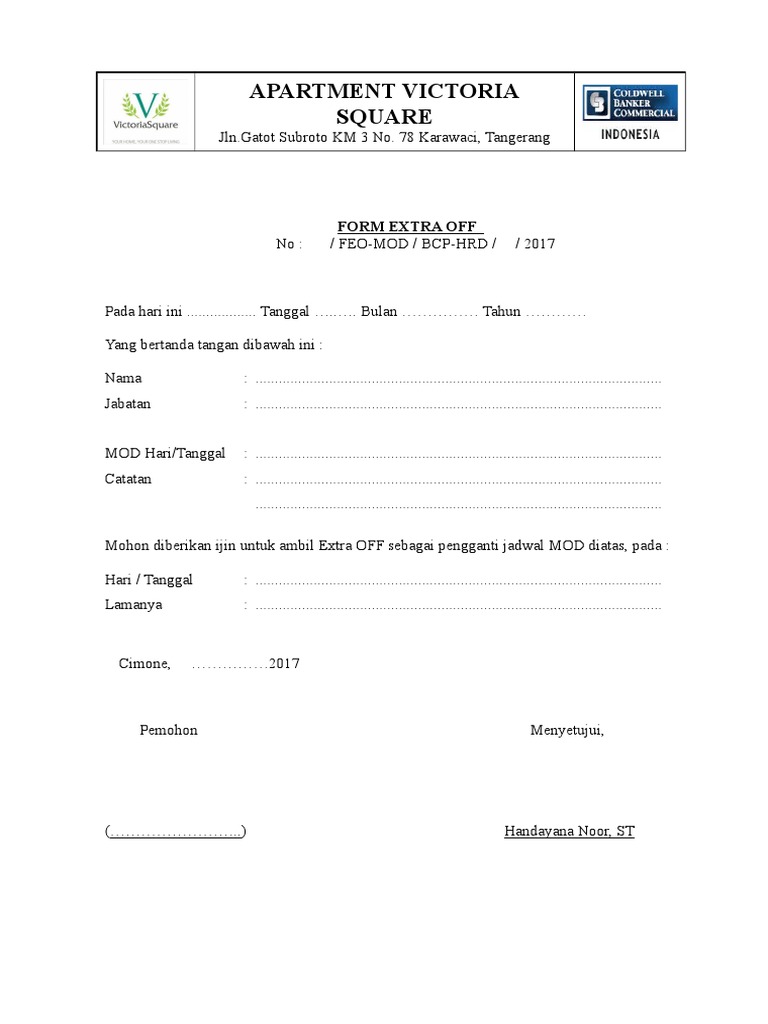 Form Extra Off | PDF