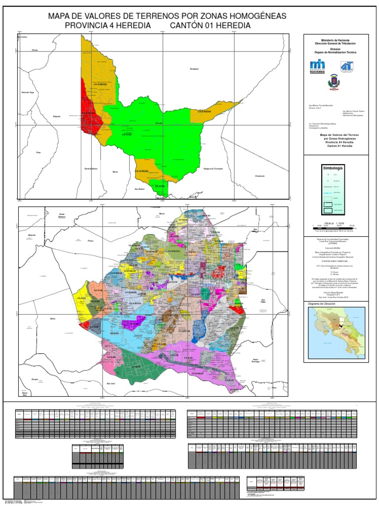 Mapa de Heredia | PDF | Naturaleza