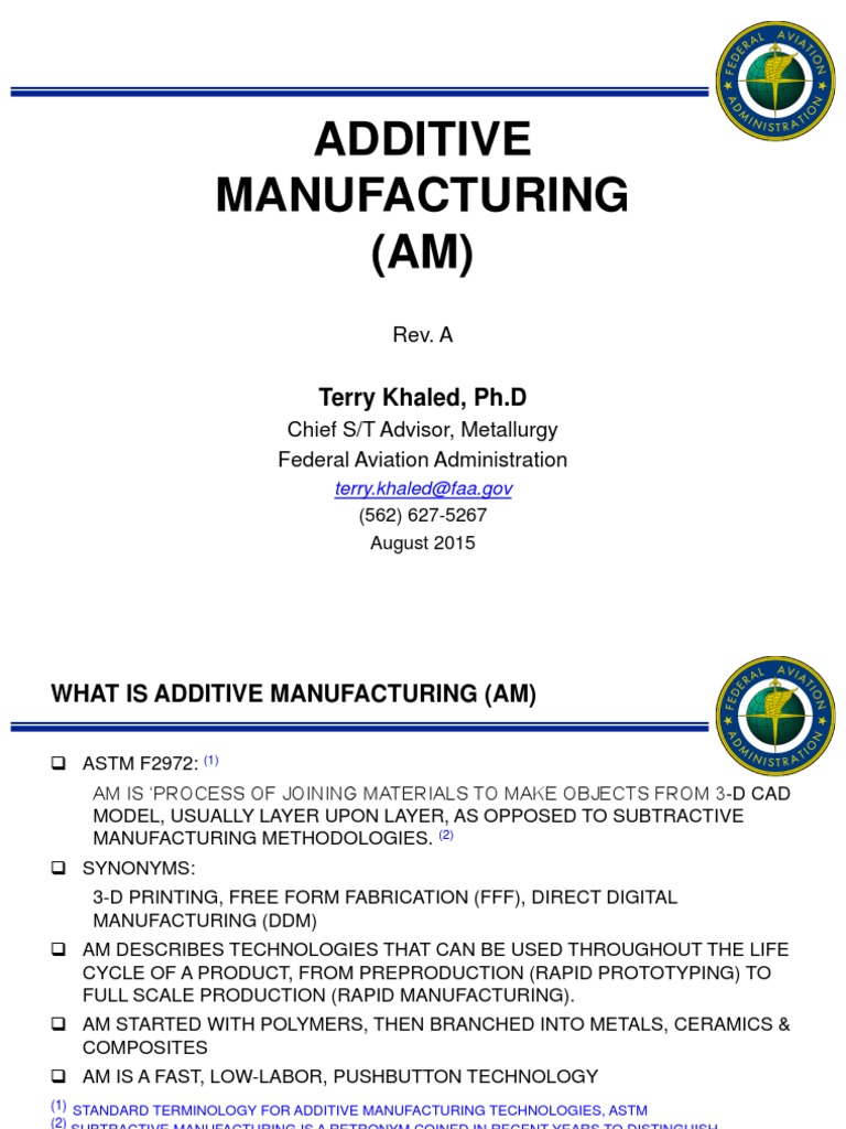 Additive Manufacturing | PDF | 3 D Printing | Sintering