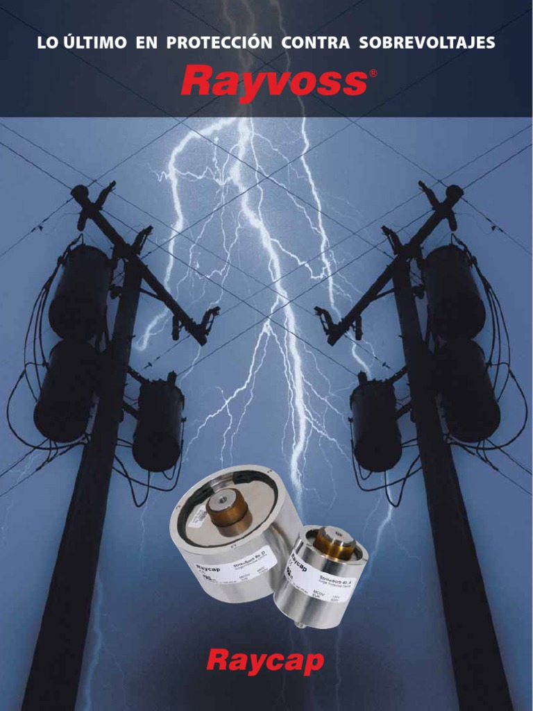 RAYCAP Rayvos-Es PDF | PDF | Electrónica | Electricidad
