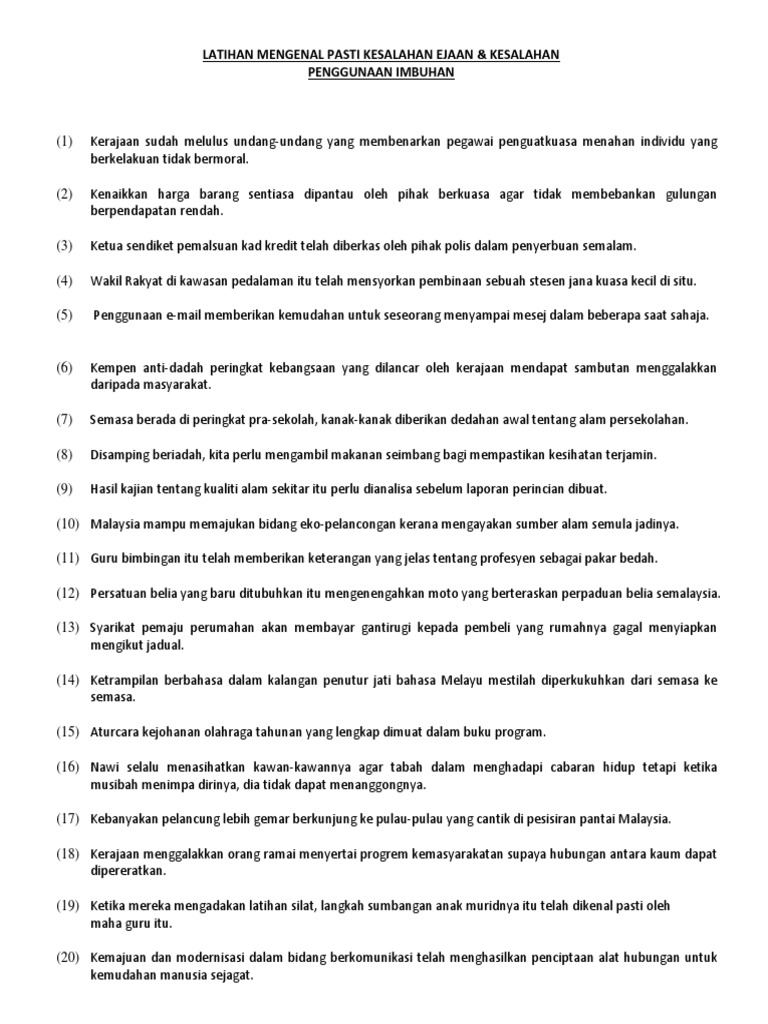 Ejaan Pdf Bisnis Perjalanan