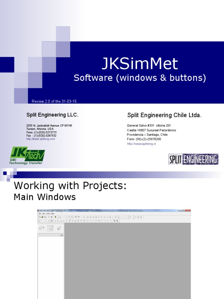 Software JKSimMet Windows Buttons Rev2.0 | PDF | Simulation | Microsoft Excel