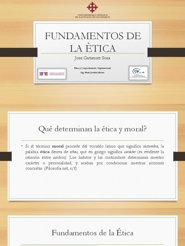 Fundamentos de La Ètica | PDF | Moralidad | Comportamiento