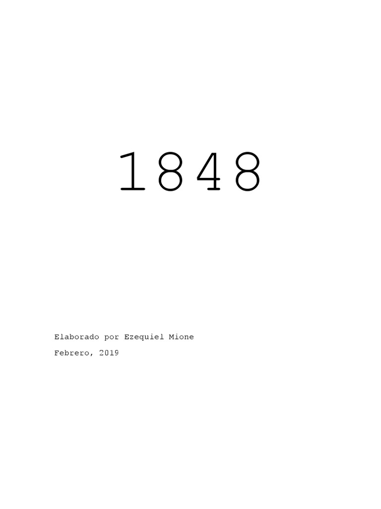 1848, Un Año para El Recuerdo | PDF | Karl Marx | Teorías sociológicas