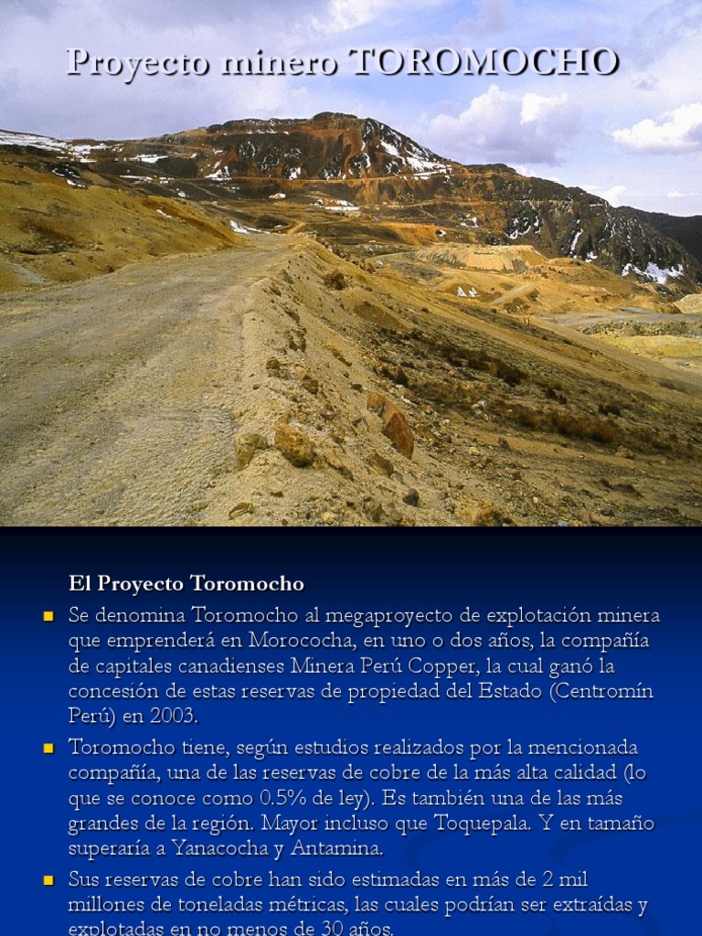 Toromocho | PDF | Minería | Cobre