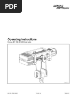 Demag Hoists Catalog | PDF | Electric Motor | Crane (Machine)