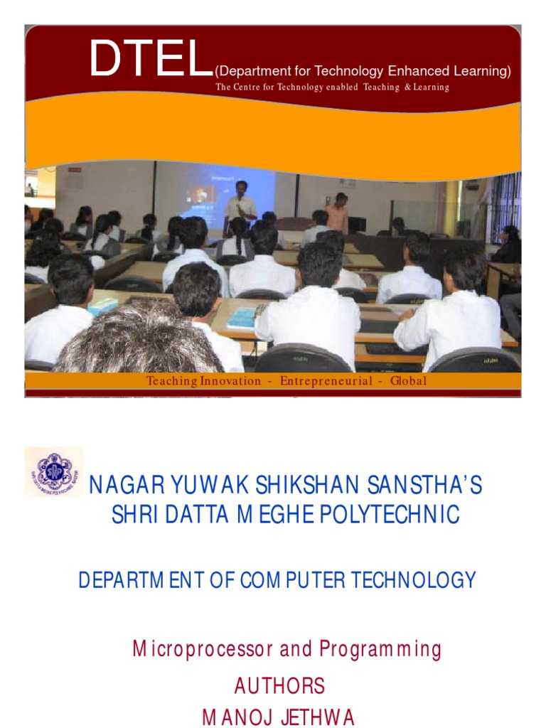 Microprocessor and Programming 4TH SEM CM-If | PDF | Central Processing Unit | Cpu Cache