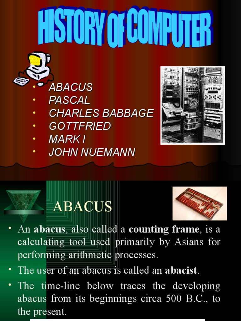 History of Computer | PDF | Gottfried Wilhelm Leibniz | Teaching ...