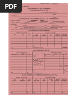 Land Title Declaration Form | PDF | Taxes | Property