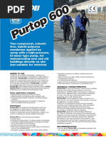 Purtop 1000 Waterproofing Applications | PDF | Acid | Epoxy