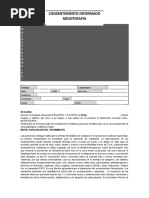 Consentimiento Limpieza Facial | PDF | Enfermedades y trastornos | Medicina CLINICA