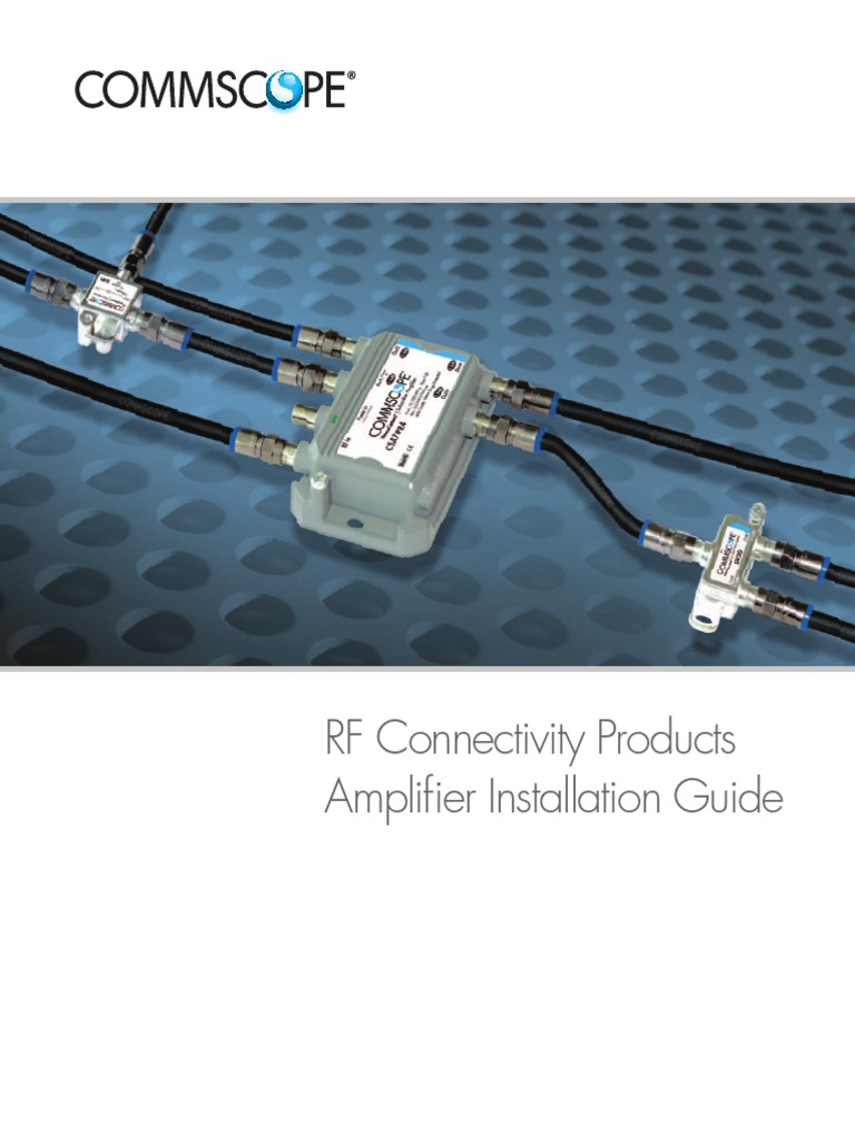 Amplifier Installation II | PDF | Cable Television | Amplifier