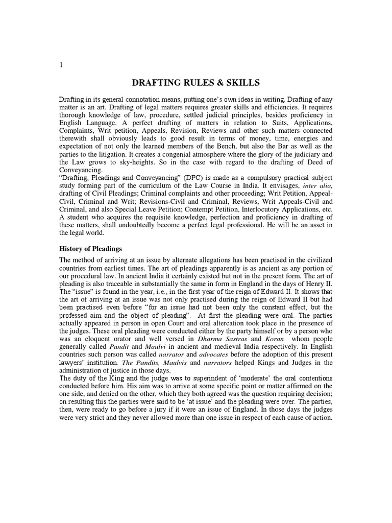 LB 502 Drafting, Pleadings, Full Material | PDF | Pleading | Lawsuit LB 502 Drafting, Pleadings, Full Material | PDF | Pleading | Lawsuit