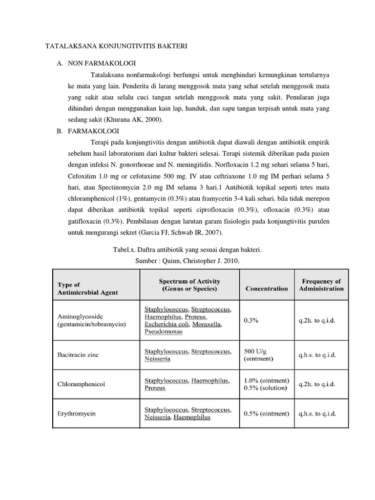 Tatalaksana Konjungtivitis | PDF | Sains & Matematika