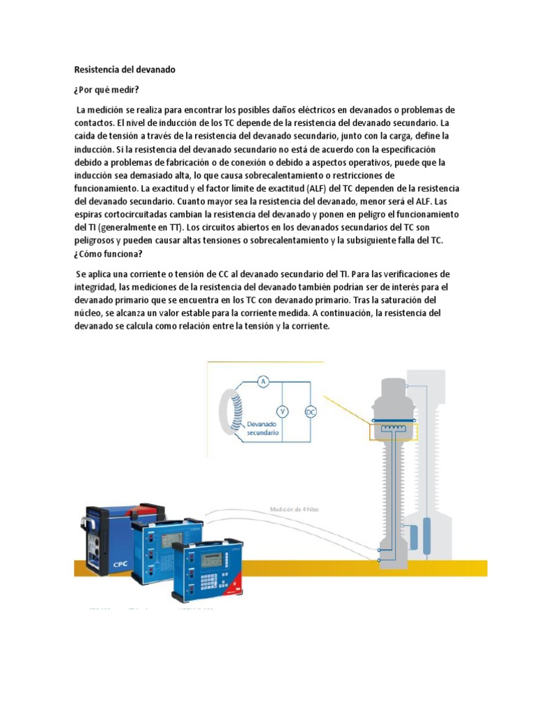 Medición de Resistencia de Devanados | PDF | Ciencia y matemáticas
