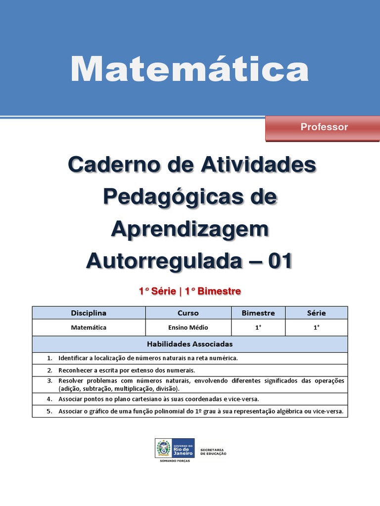 Matematica Regular Professor Autoregulada 1s 1b | PDF | Número racional ...