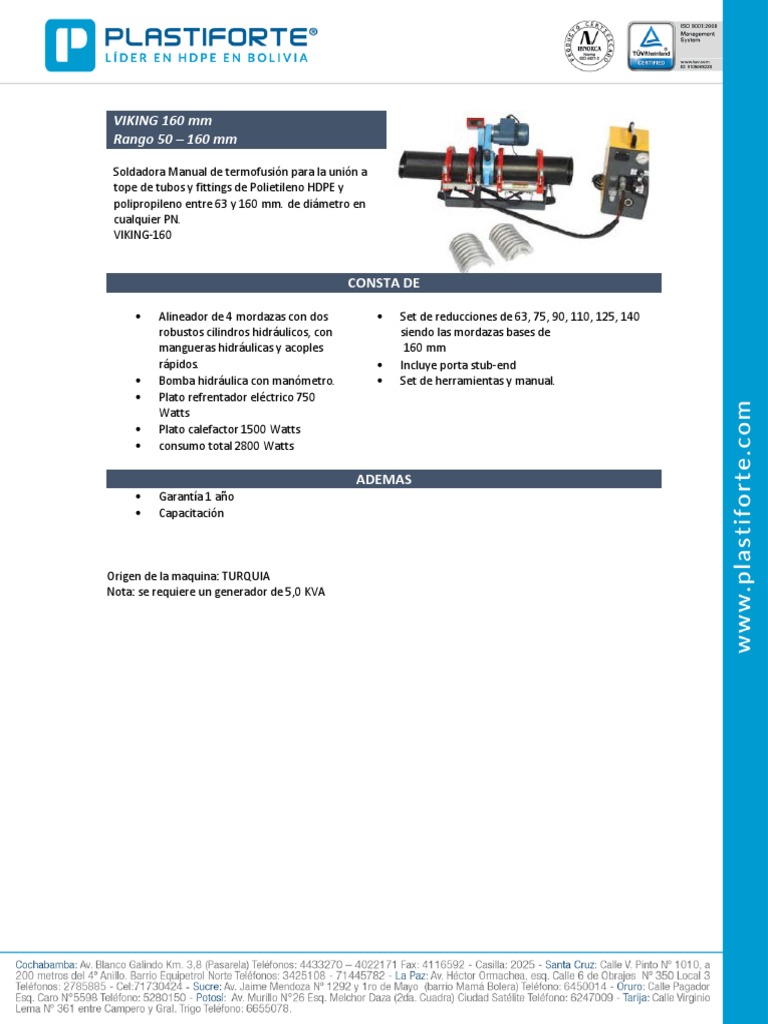 Ficha Termofusoras - Electrofusoras | PDF | Soldadura | Construcción
