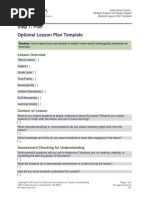 CAL TPA Step 1 Plan B Lesson Planning | PDF | Lesson Plan | Learning