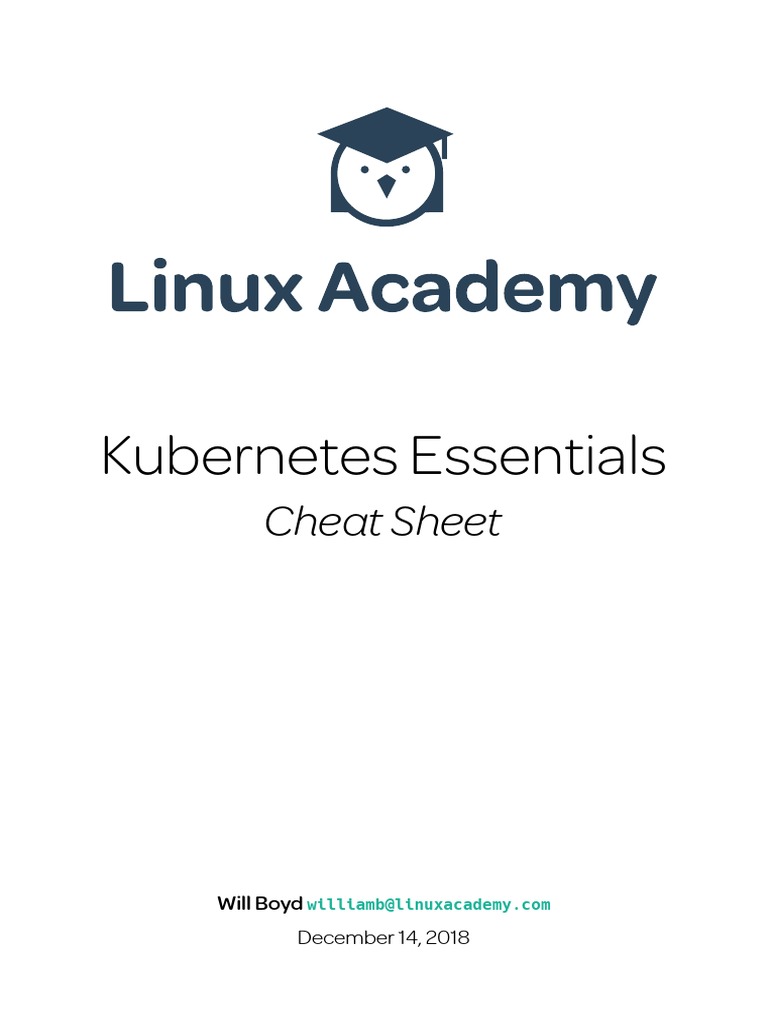 Kubernetes Essentials: Cheat Sheet | PDF | Network Architecture | Areas ...