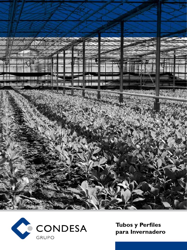 Tubos y Perfiles para Invernaderos | PDF | Tubería (transporte de ...
